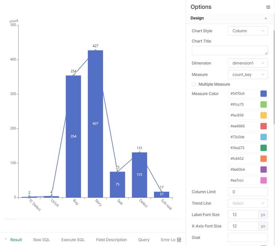 How To Create A Column Chart Widget Using The New Widget Builder Mspbotsai 