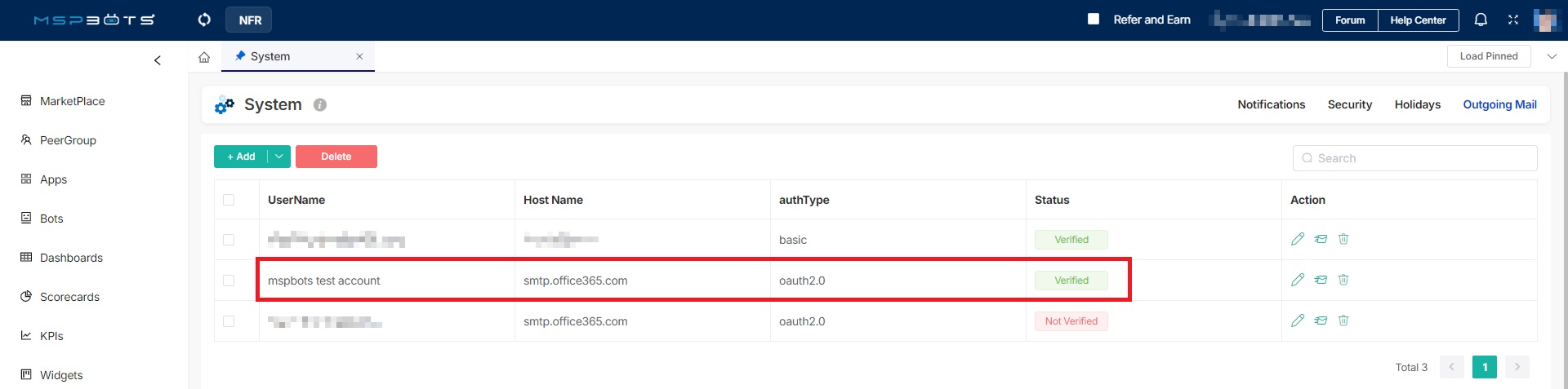 How to Configure the Outgoing Mail Using OAuth 2.0 – MSPbots.ai