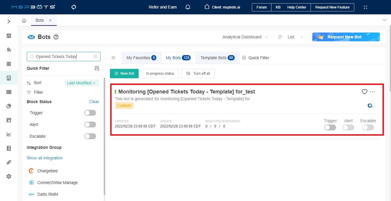 How to Configure the REST API Call Bot Block – MSPbots.ai