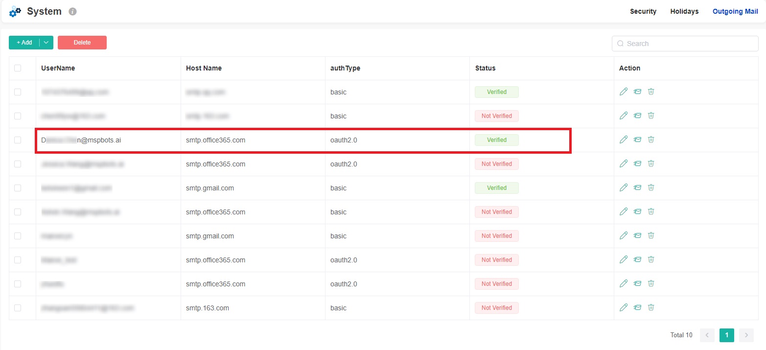 How to Configure the Outgoing Mail Using OAuth 2.0 – MSPbots.ai