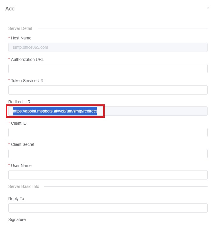 How to Configure the Outgoing Mail Using OAuth 2.0 – MSPbots.ai